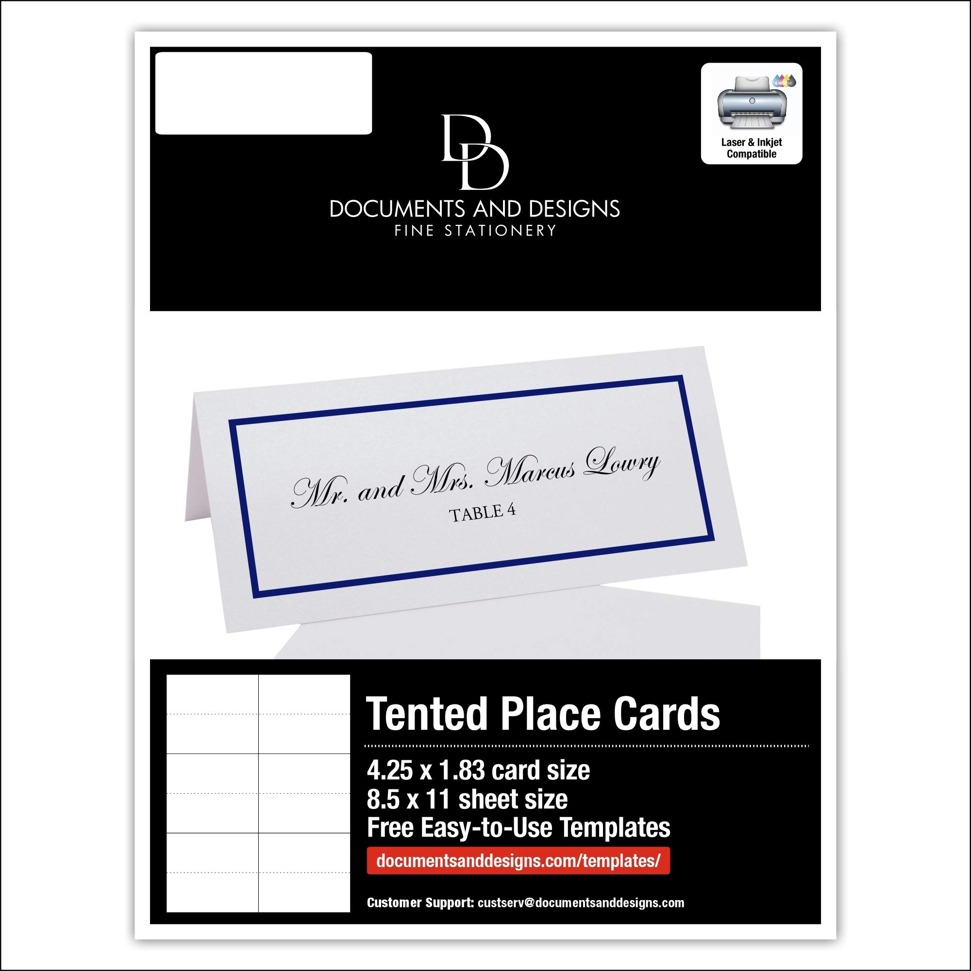 Graduation Announcement Name Card Border Free Custom Printable