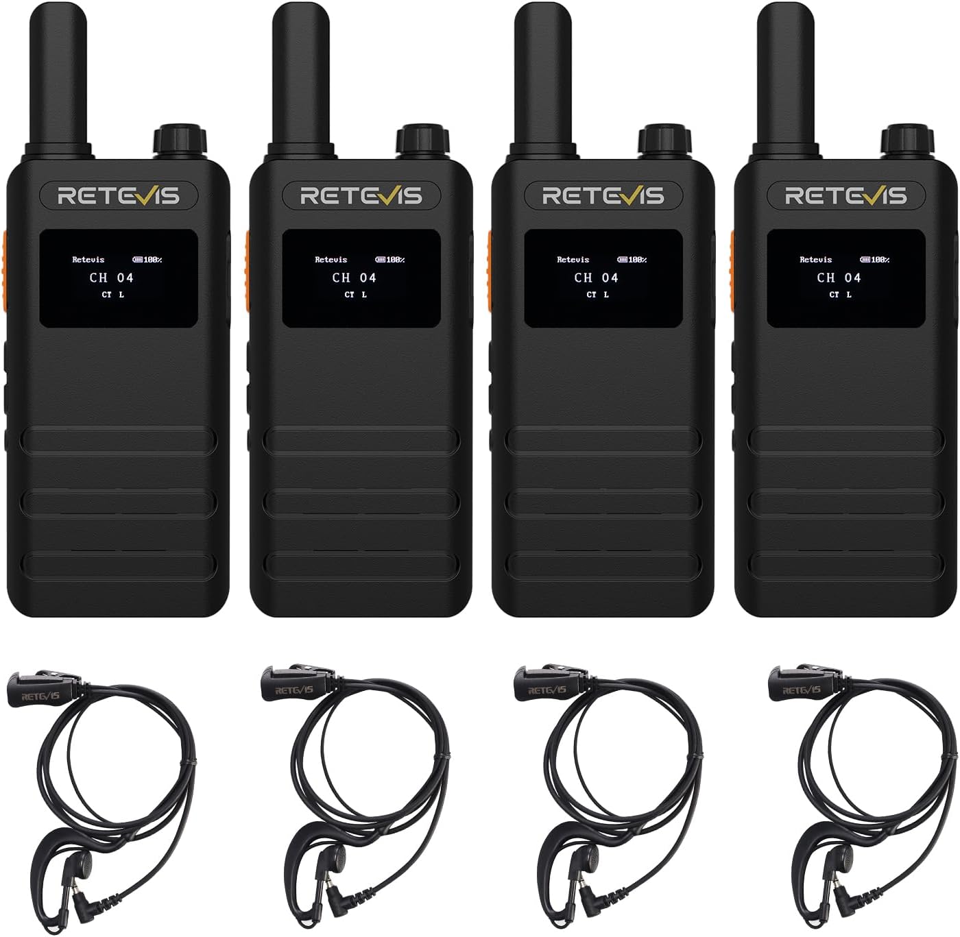 Retevis RT24 Walkie-Talkie Professionali, Ricetrasmittenti Radioline ...