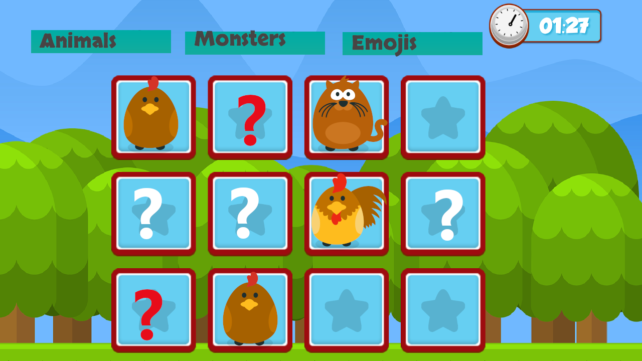 Matching games Memory games Pairs - App on Amazon Appstore