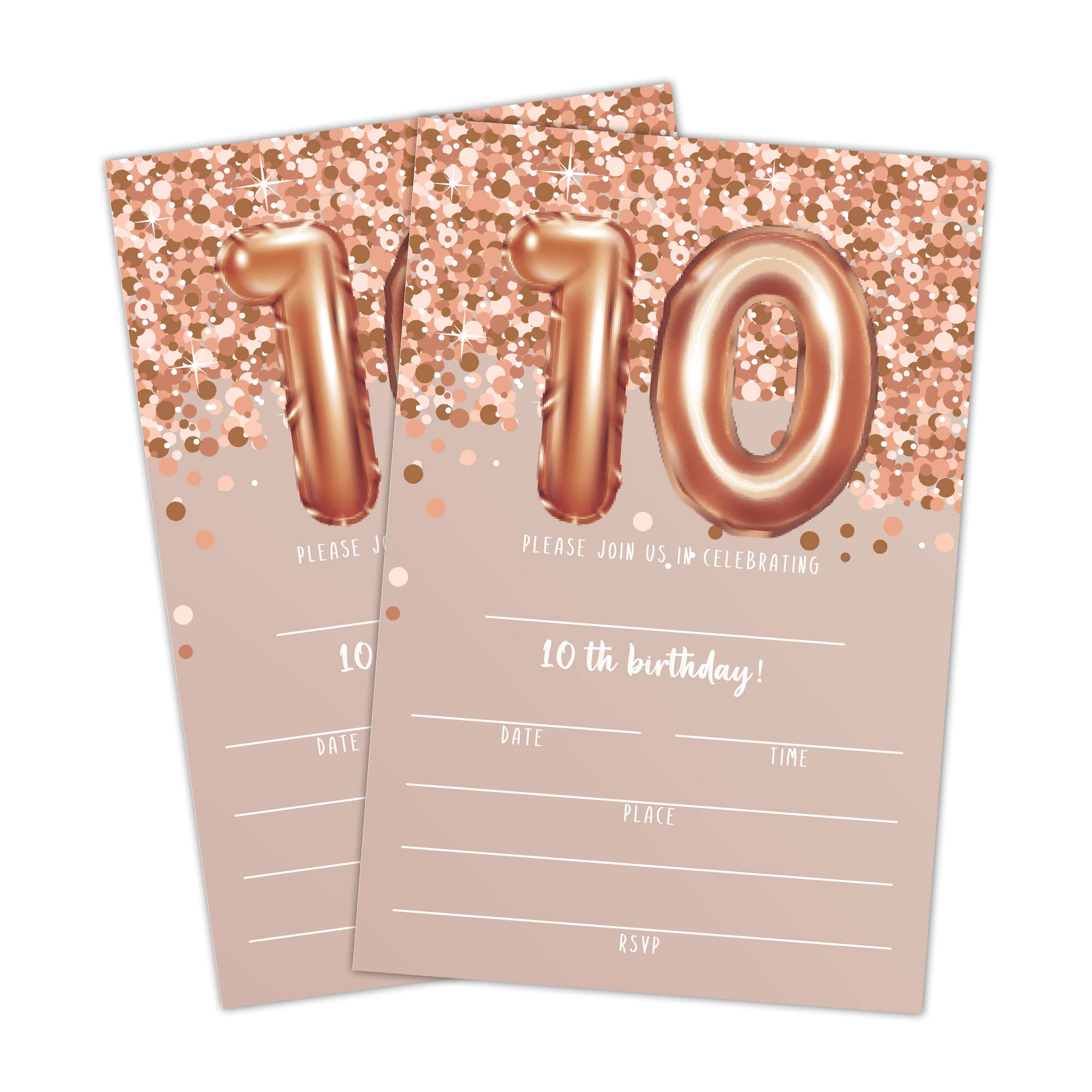 10th Birthday Party Invitation Ideas