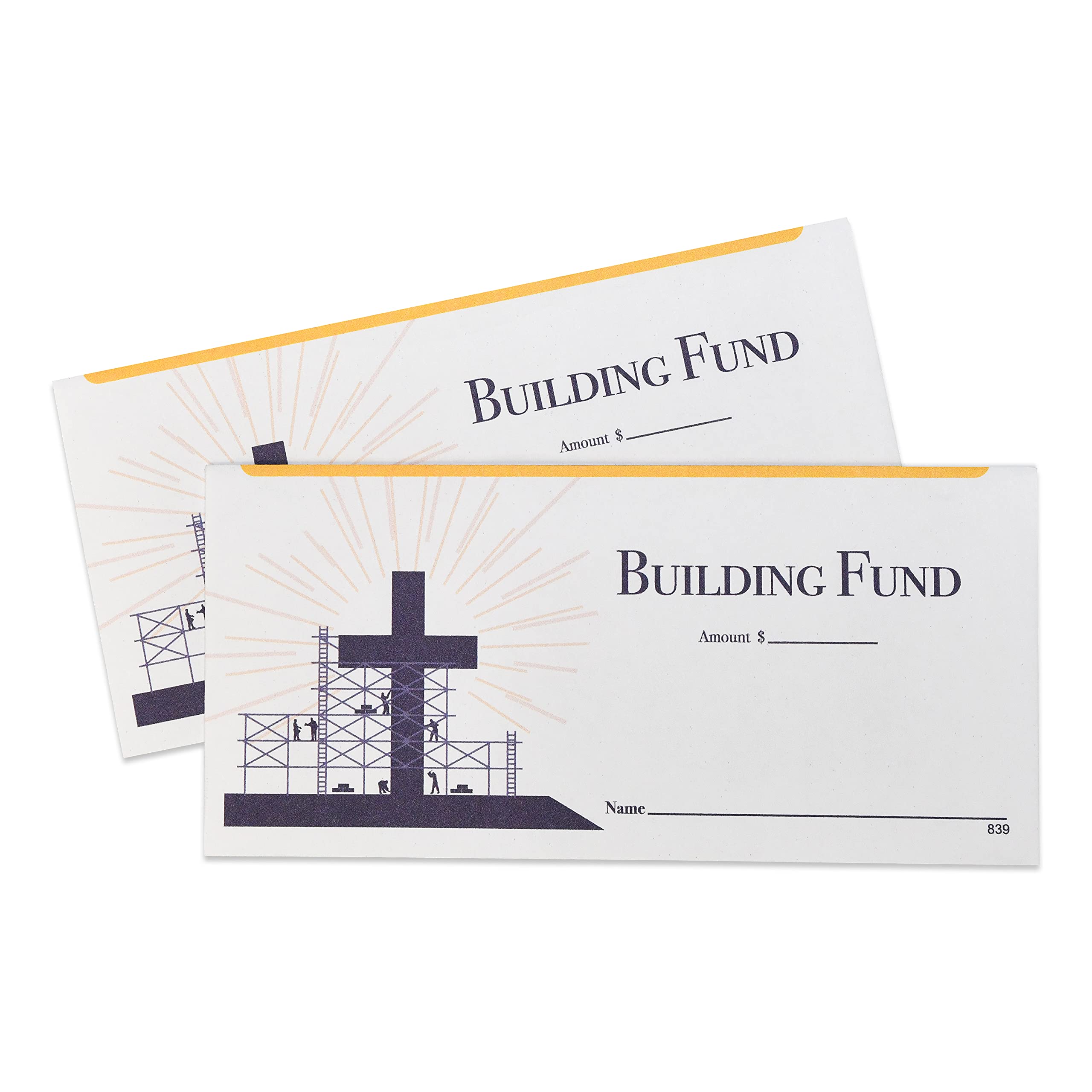 Amazon.com : Mountain Valley Printing Building Fund Envelopes (100 ...