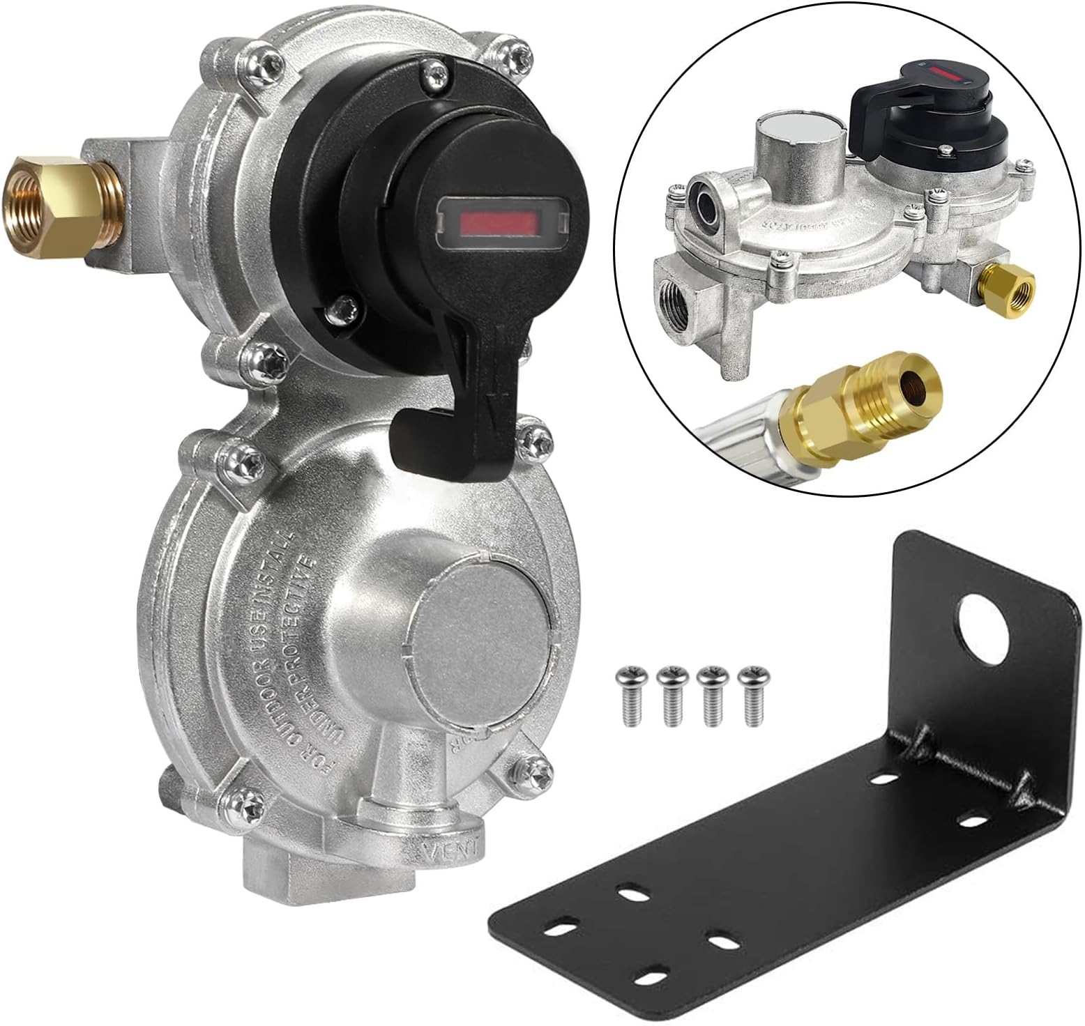 Amazon.com : CALPOSE 2 Stage Propane Regulator with POL, Propane Tank ...