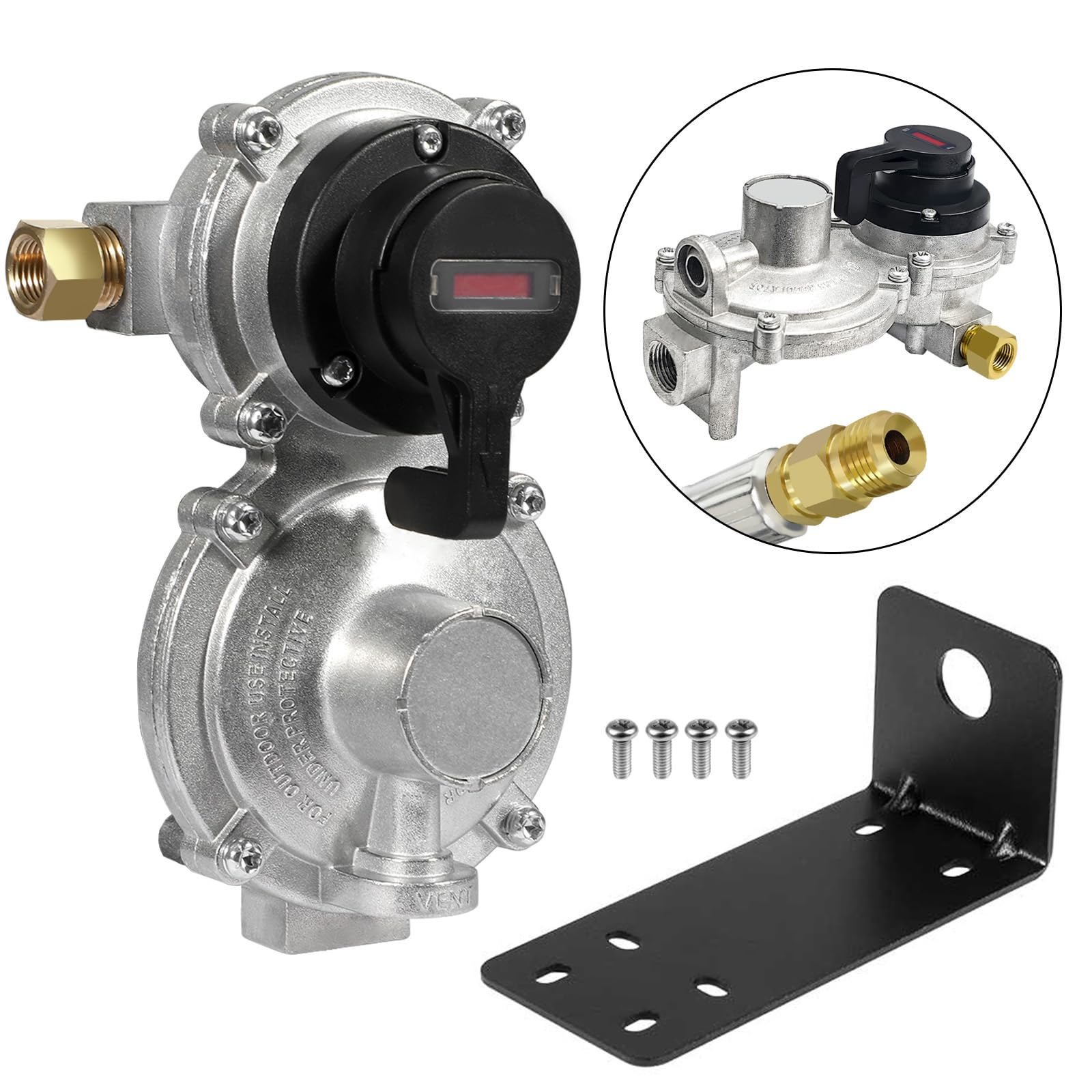 Amazon.com : Upgrade RV Propane 2-Stage Auto Changeover LP Propane Gas ...