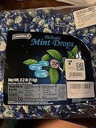 Amazon.com: Colombina Delicate Mint Drops, Individually Wrapped Breath ...