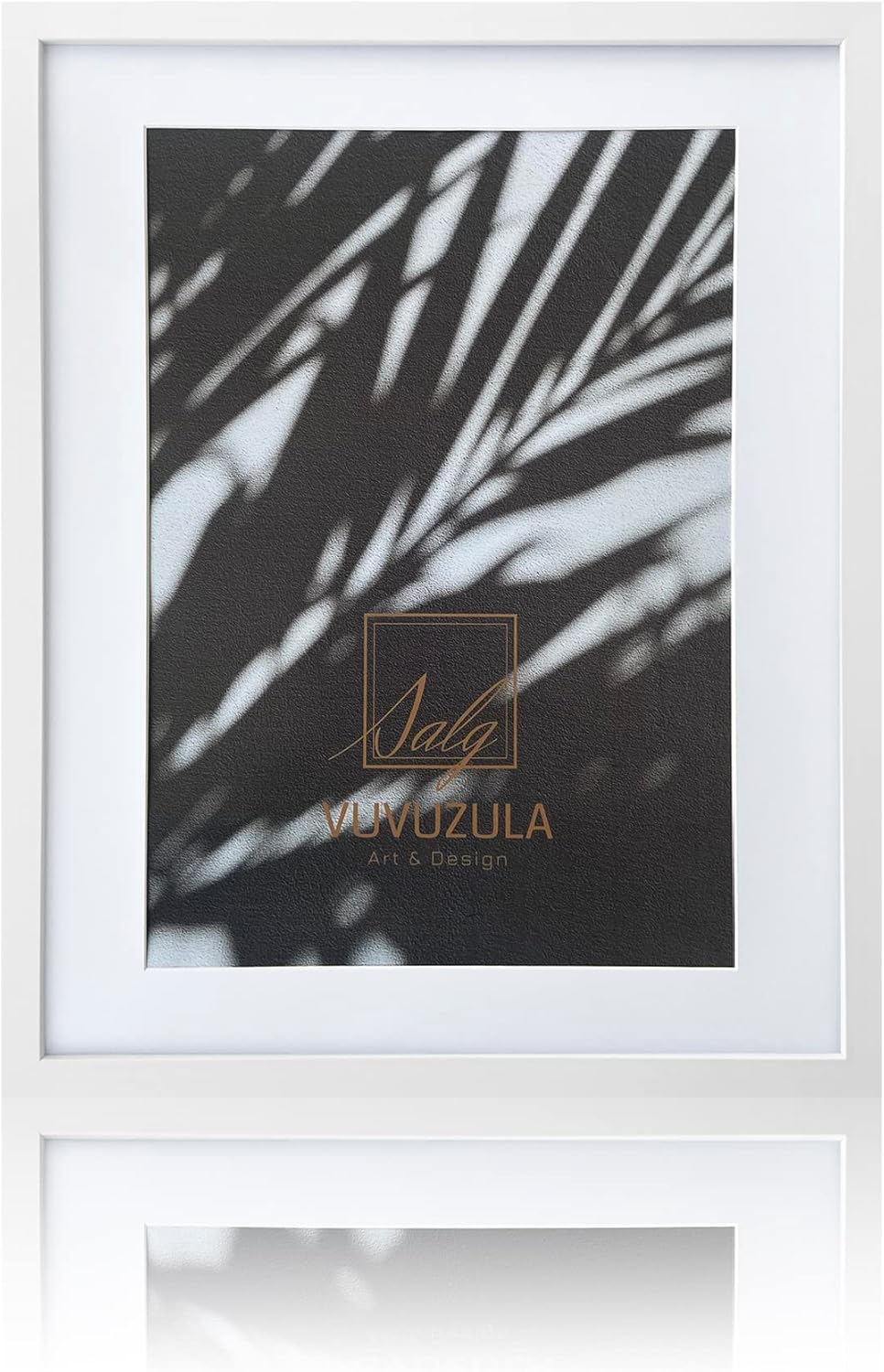 VUVUZULA White Picture Frames 20x16 Inch Photo Poster Frame with Mount ...