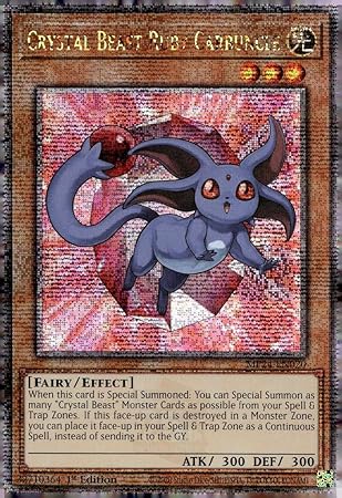 Amazon.com: Crystal Beast Ruby Carbuncle - MP24-EN020 - Quarter Century ...