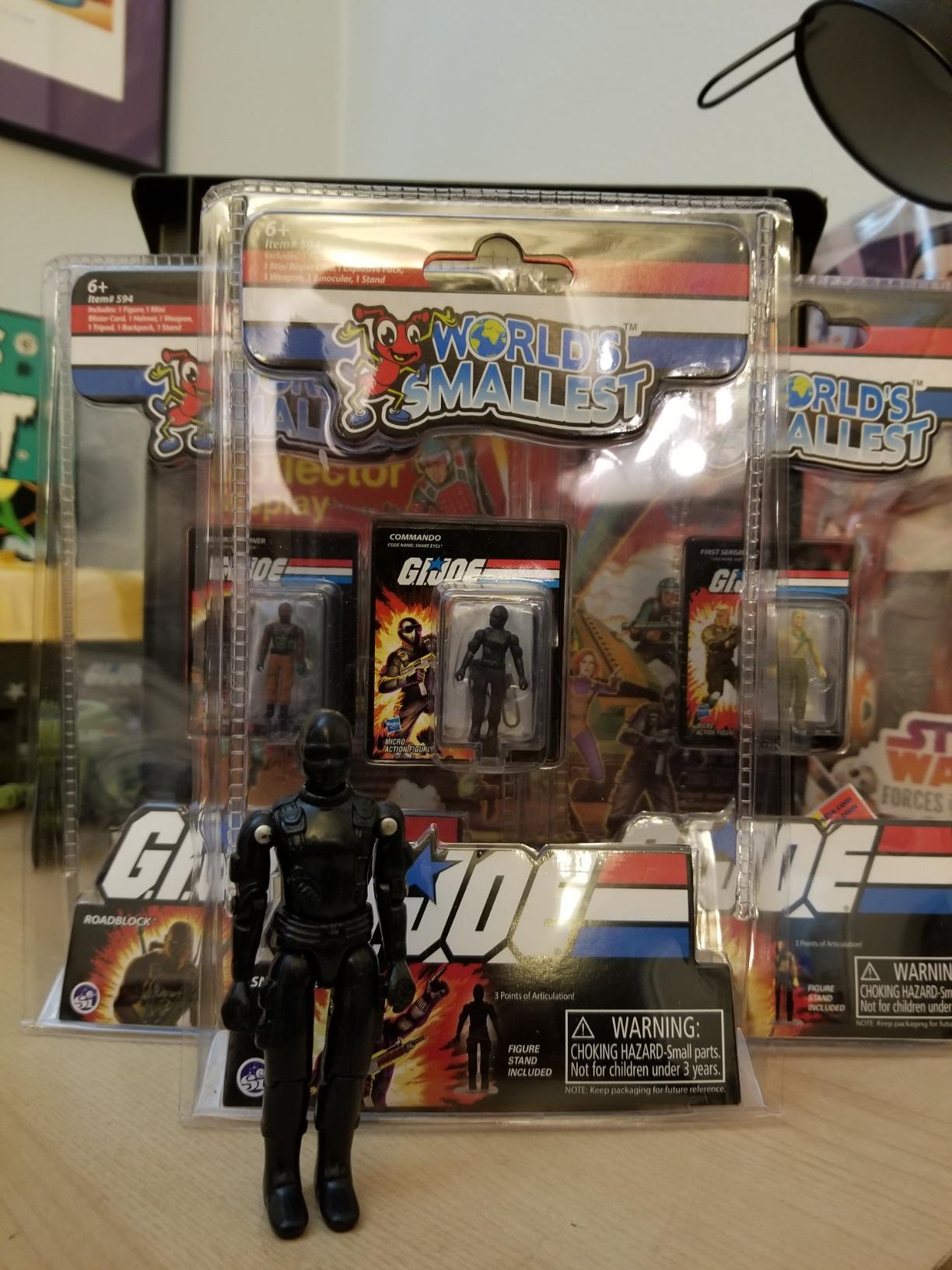 Amazon.com: World's Smallest GI Joe Bundle Set of 3 Mini Figures ...