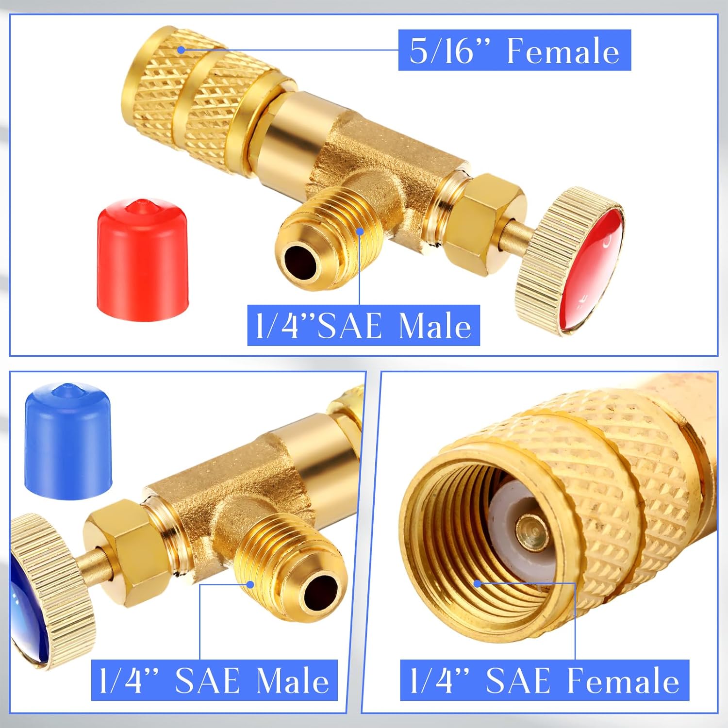 4 Pcs Refrigerant Charging Valve Liquid Safety Valve Philippines | Ubuy