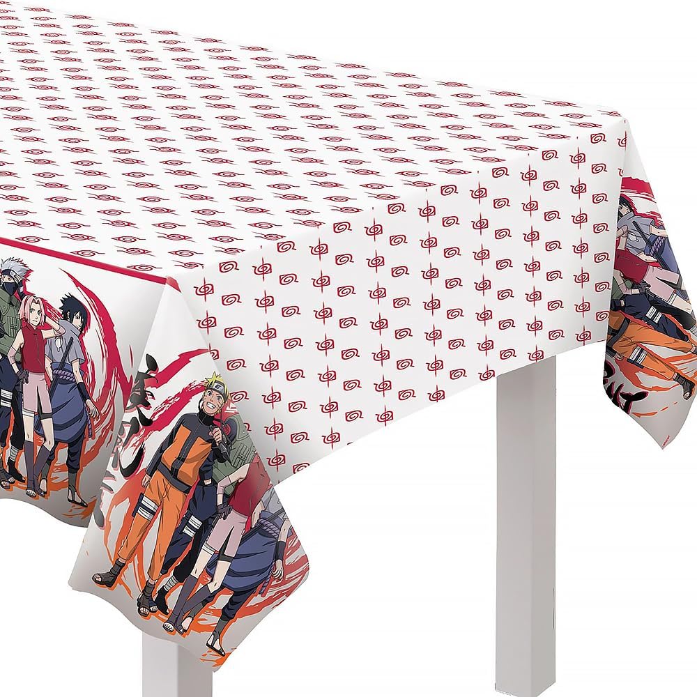 Amazon.com: Amscan Multicolor Naruto Plastic Table Cover (54" x 96 ...