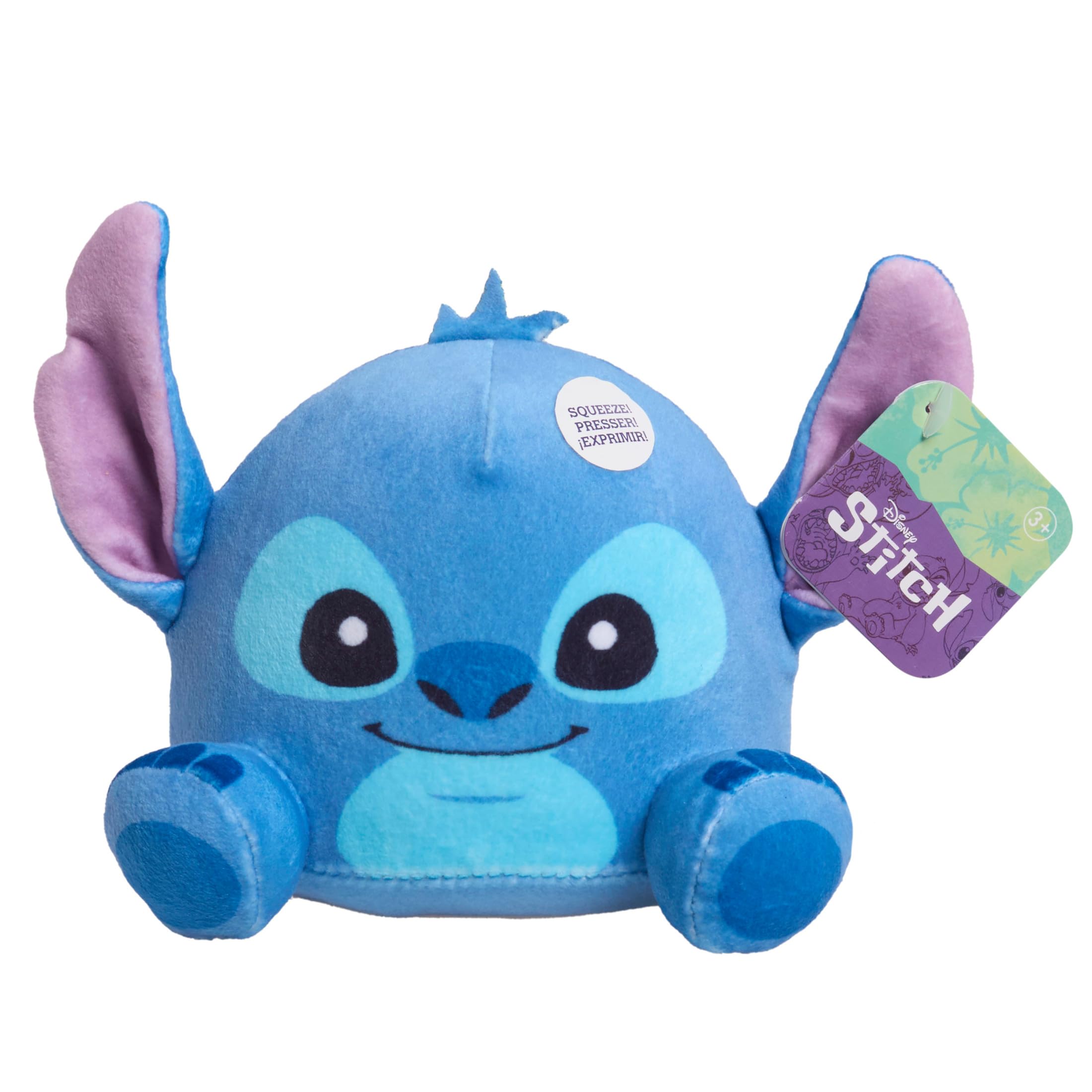 Amazon.com: Just Play Disney Stitch Small Weighted Stitch Plush, 4 Inch ...