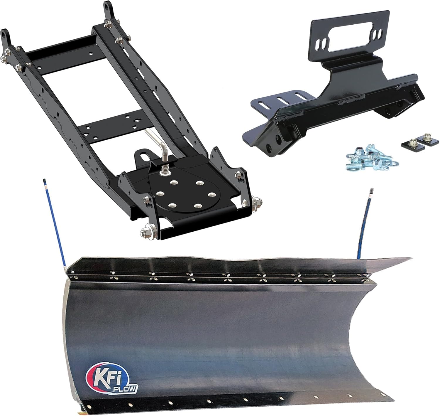 Amazon.com: KFI 66" Poly-Pro Snowplow Combo Kit - 66" Poly-Pro Plow ...