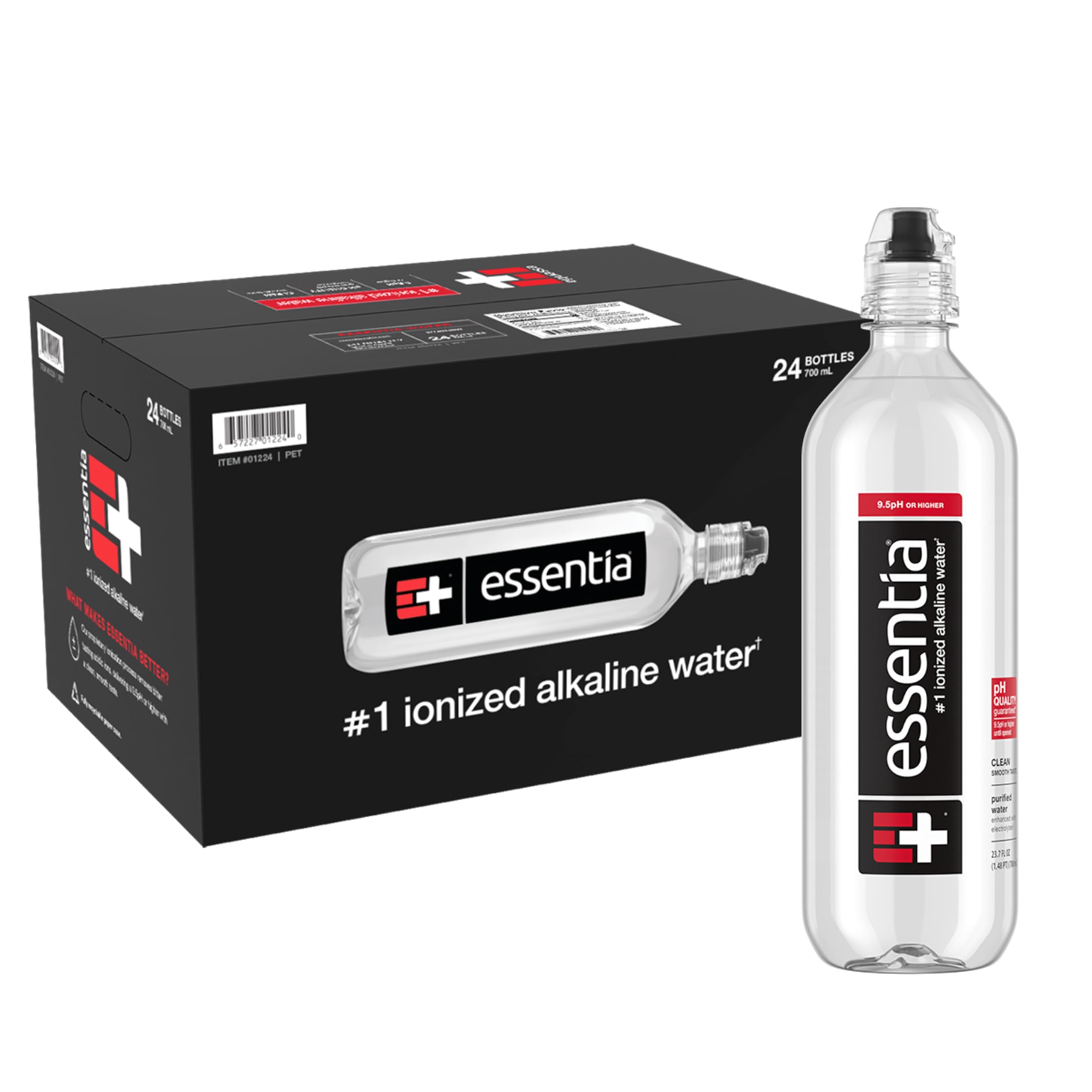 Amazon.com: Essentia Water LLC, Ionized Alkaline Bottled Water; 99.9% ...
