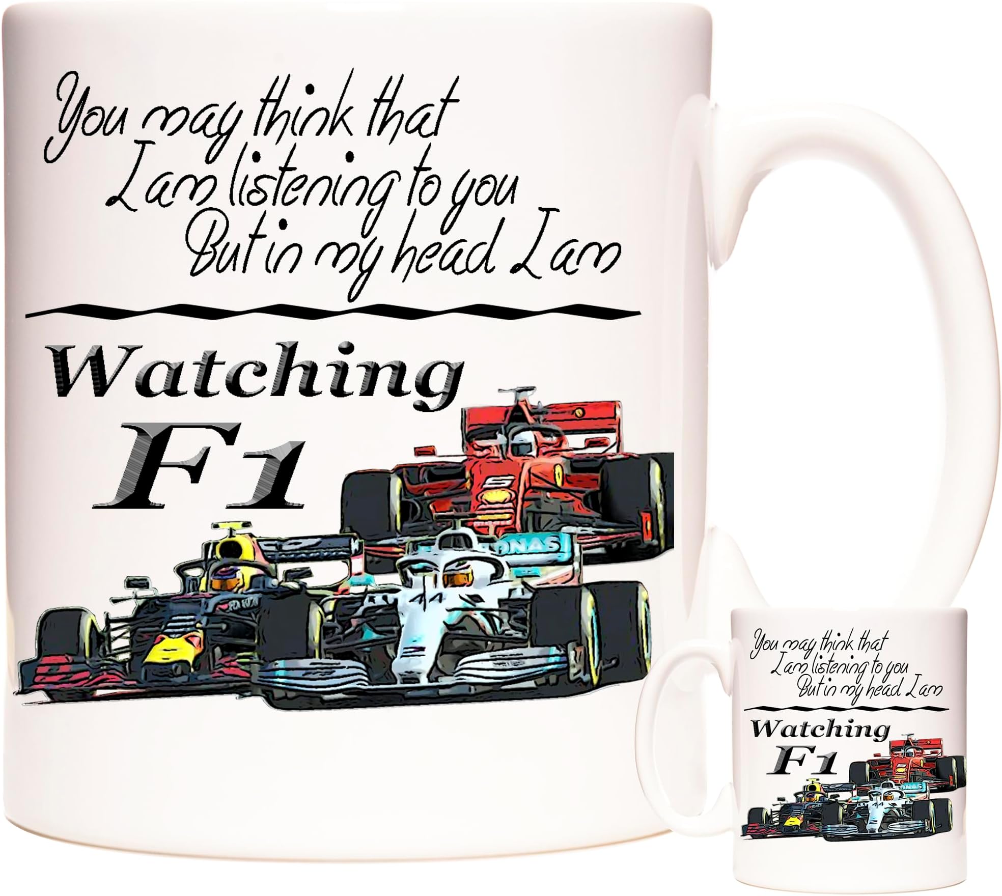 Mugtime (TM) - Inspired by Ferrari F1 Formula One Retro can Oil car ...