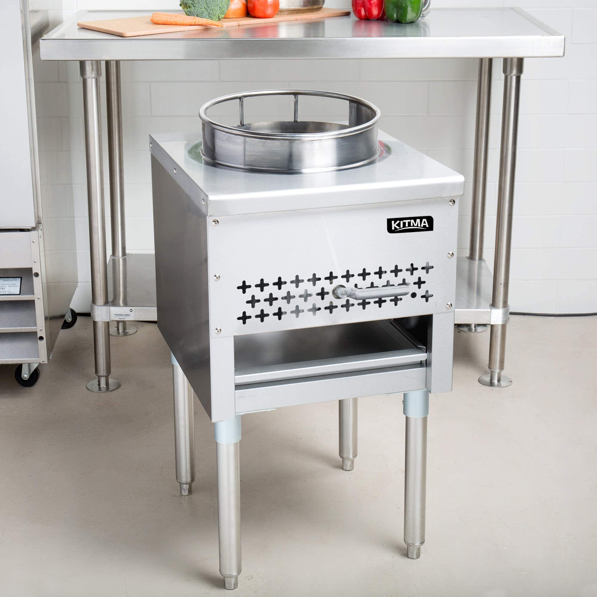 Snapklik.com : KITMA 13 Inch Wok Range - Gas Wok Range For Grilling