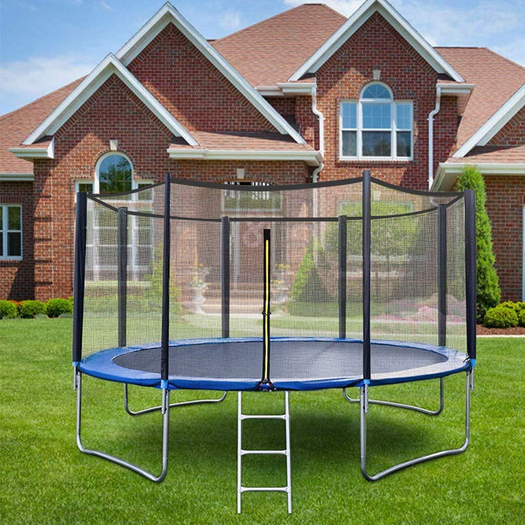 Qazqa 12ft Bounding Table With Safety Enclosure Net Jumping Mat ...