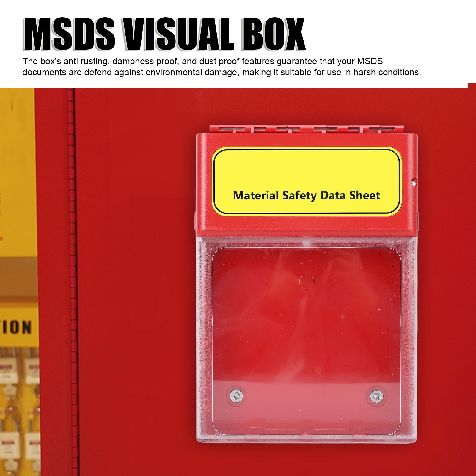 Visual File Storage Box Document Storage Boxes MSDS Polyethylene ...