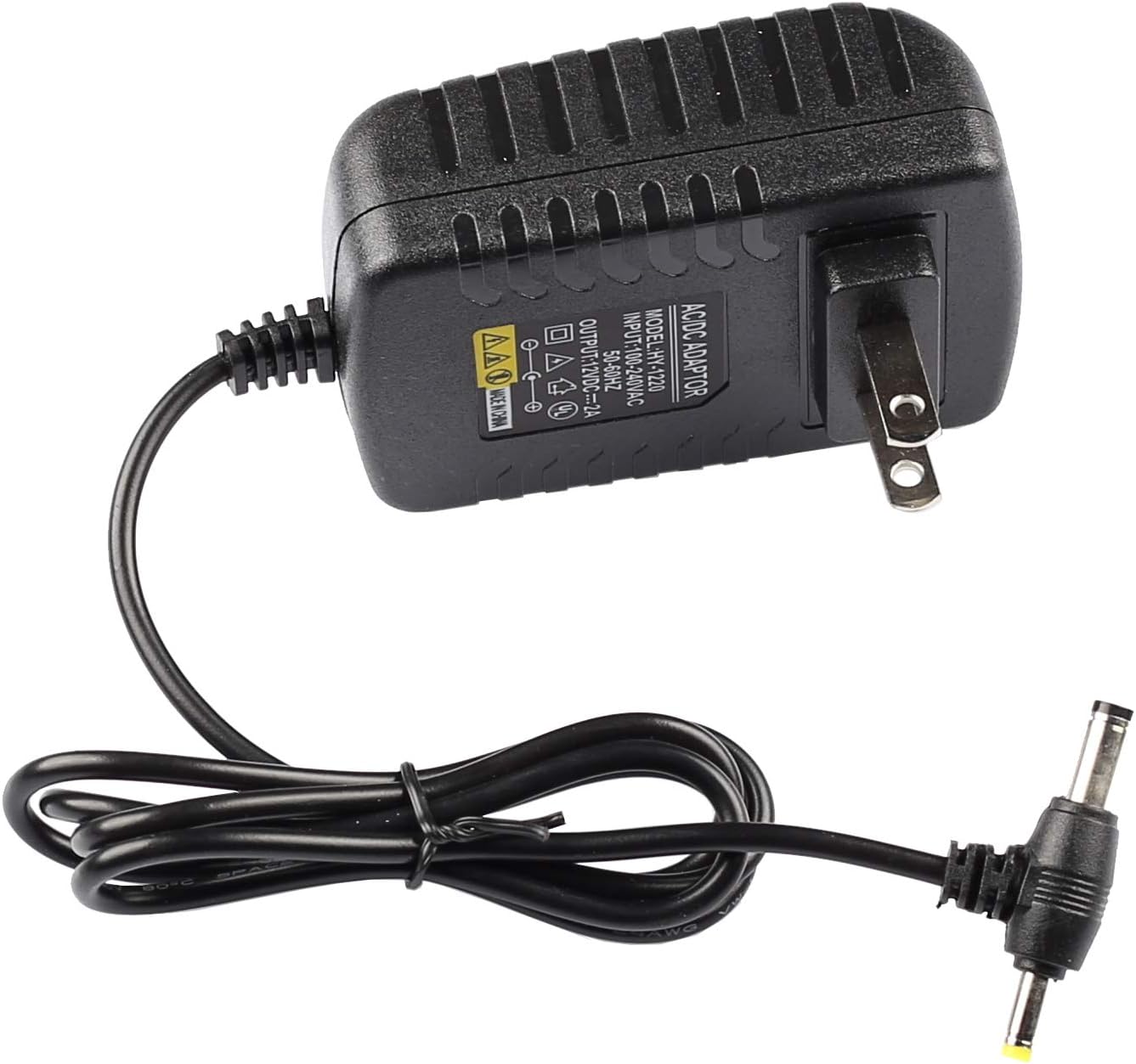 Amazon.com : 12V 2A DC Power Supply, 4.0mm*1.7mm Wall Mounted AC ...