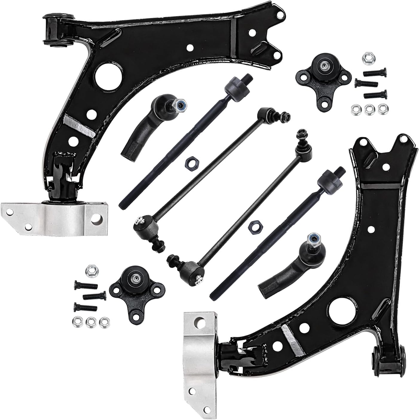 Amazon.com: Detroit Axle - Front 10pc Suspension Kit Audi A3 Quattro VW ...