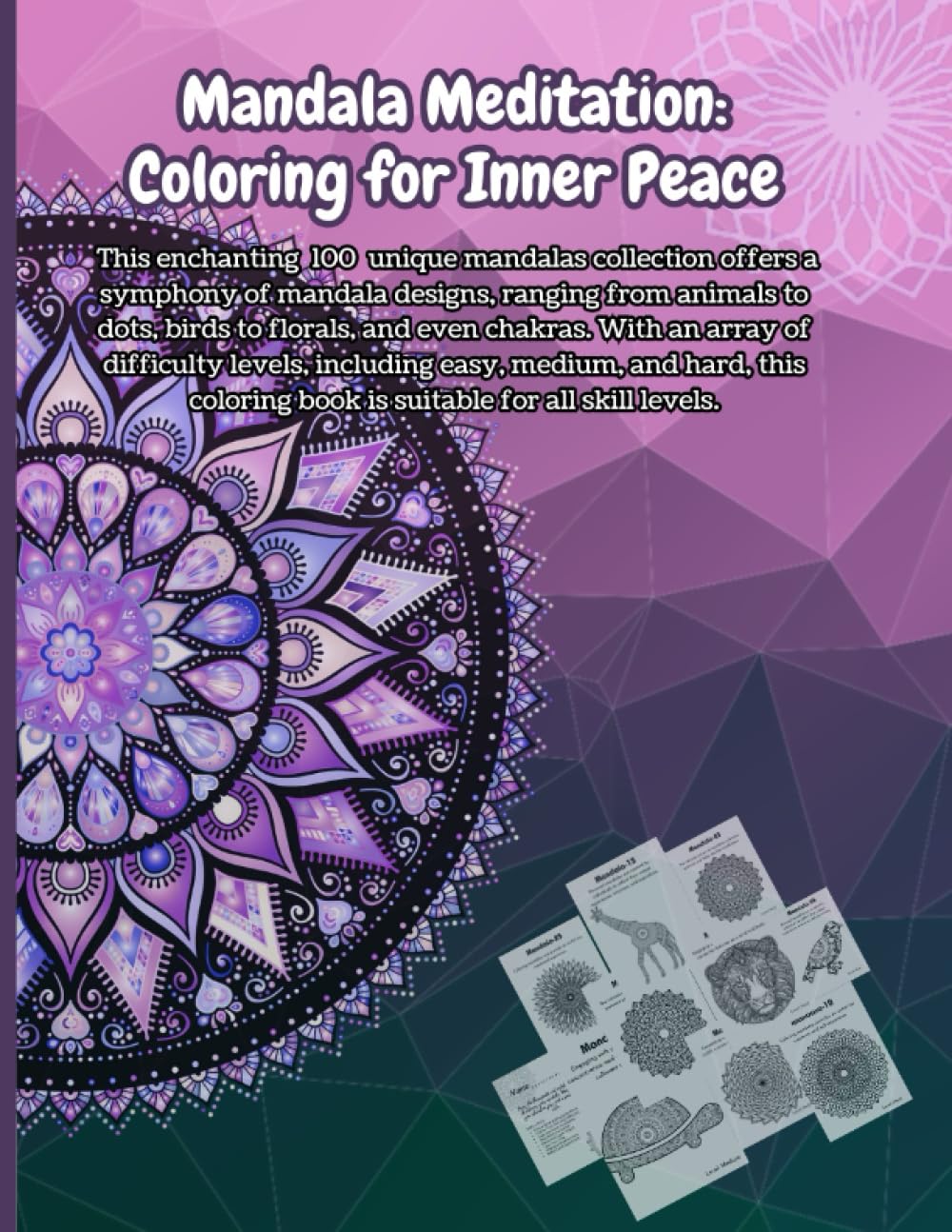 Amazon.com: Mandala Meditation: Coloring for Inner Peace: This ...