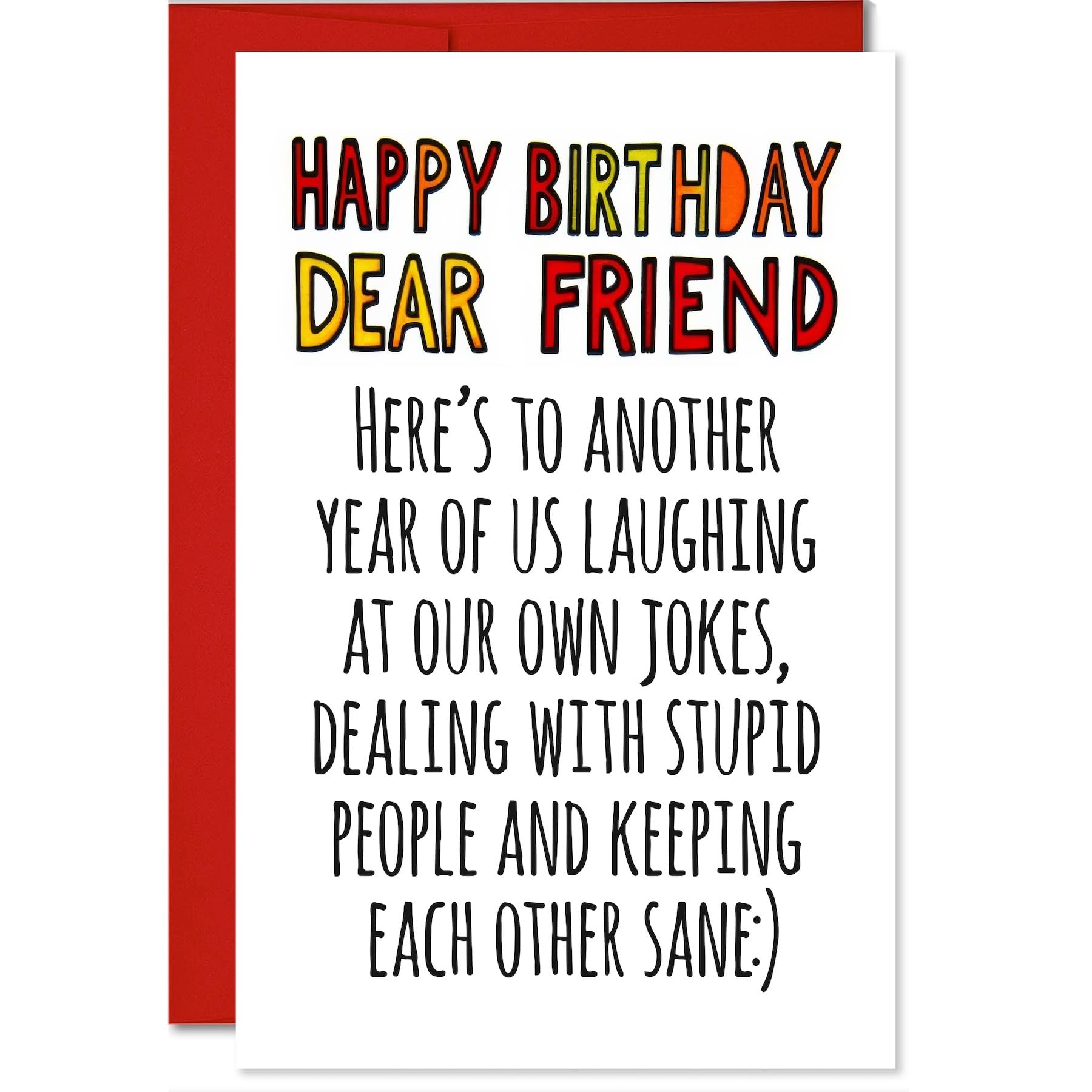 Snapklik.com : MegaCalendars Funny Birthday Cards Heres To Another Year ...