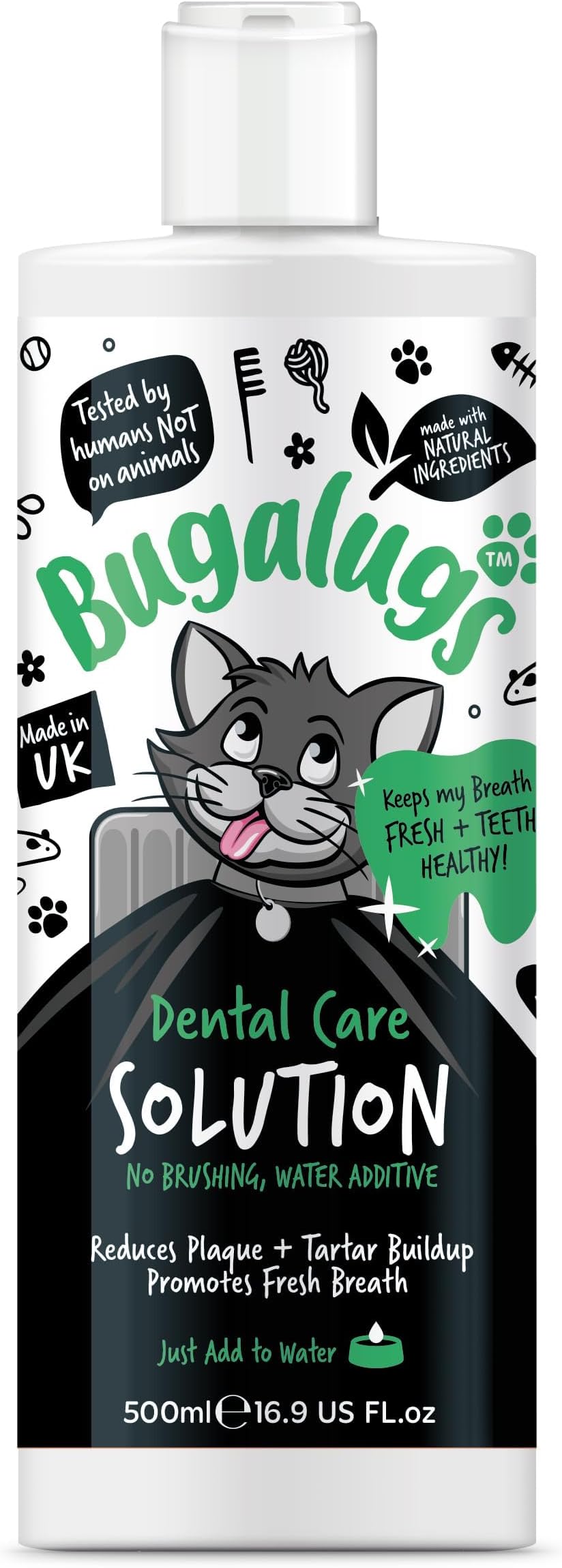 DENTAL FRESH Water Additive for Cats, Original Formula, 8 oz – Bad ...