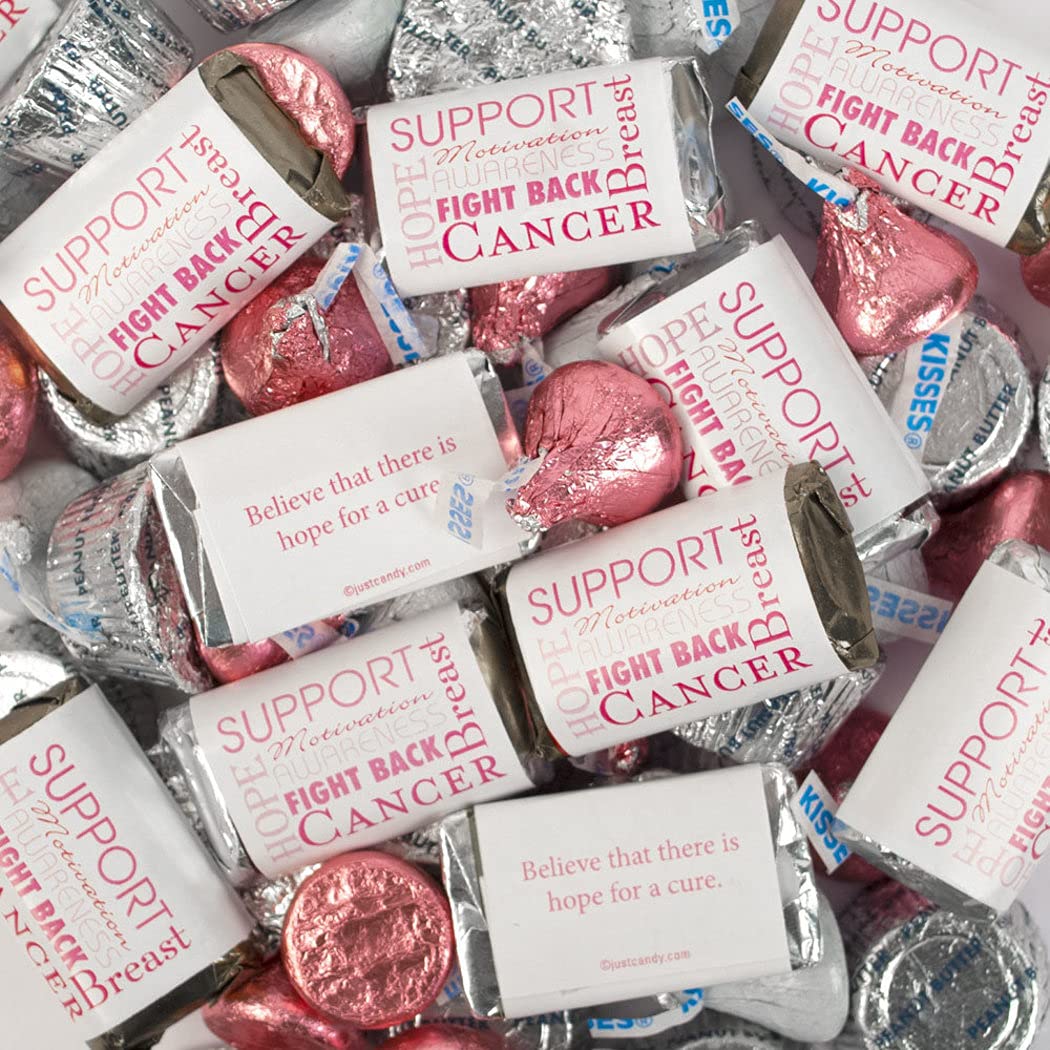 Amazon.com : 180pcs Pink Breast Cancer Awareness Candy (3lbs Approx ...