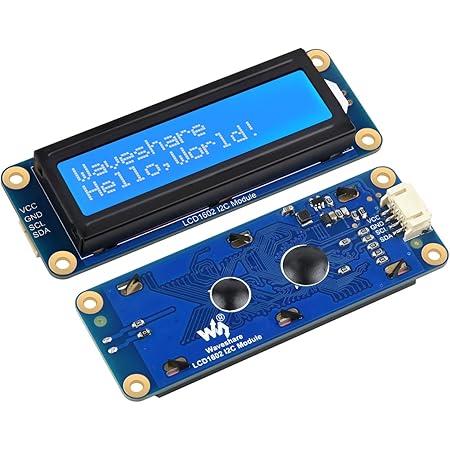Freenove I2C LCD 1602 Module (2 Pack), New Type IIC TWI Serial 16x2 ...