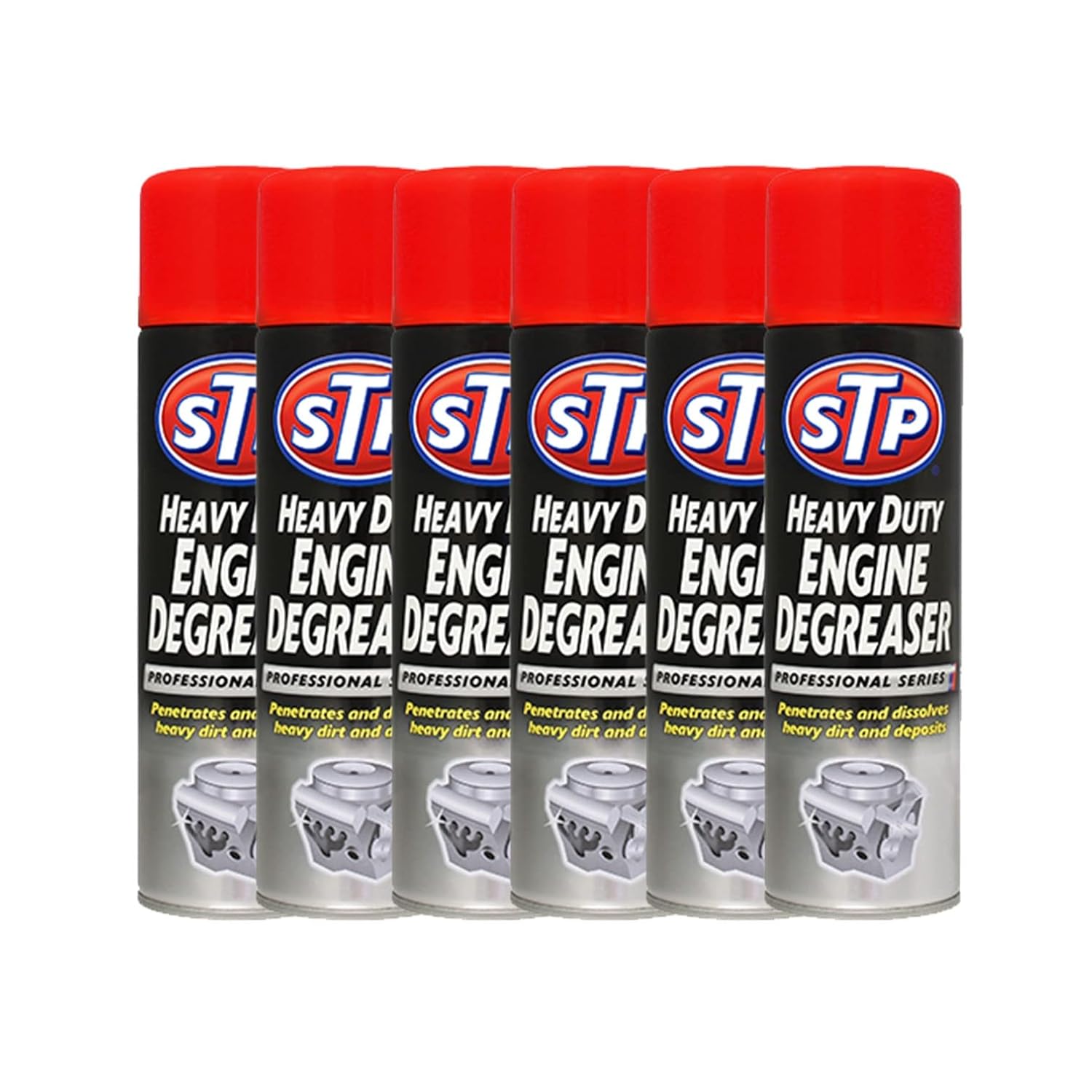 STP Heavy Duty Engine Degreaser 500ml: (Pack of 6) : Amazon.in: Car ...