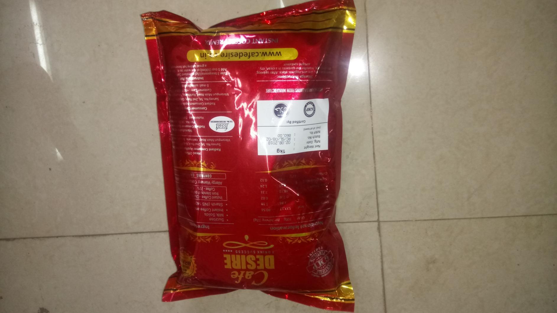 Cafe DESIRE I DRINK SUCCESS Instant Plain Tea Premix Red Range Combo ...