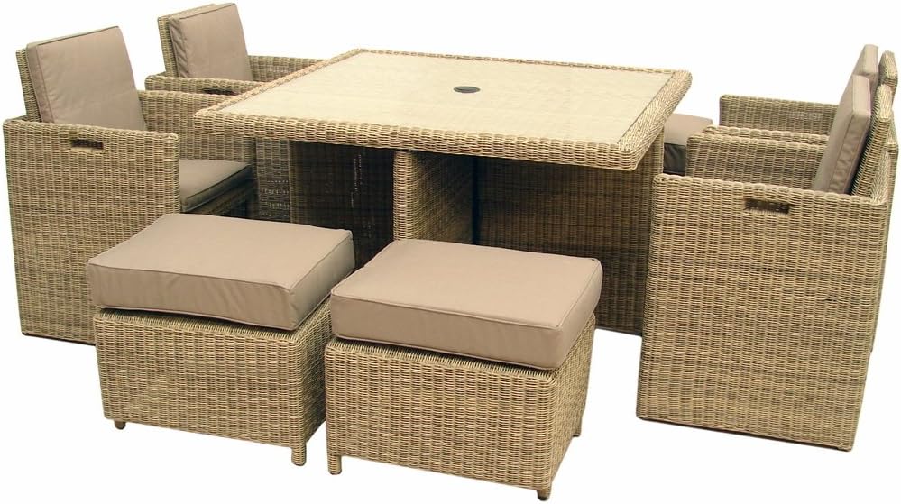 Amazon.com: RoyalCraft Modena 125cm Square Deluxe Outdoor Garden ...