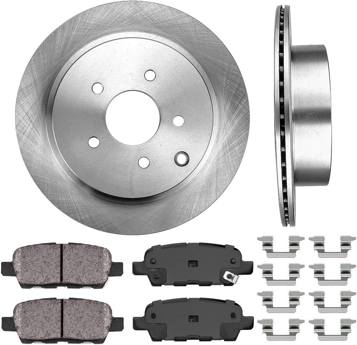 Amazon.com: Callahan Rear Replacement Brake Disc Rotors and Ceramic ...