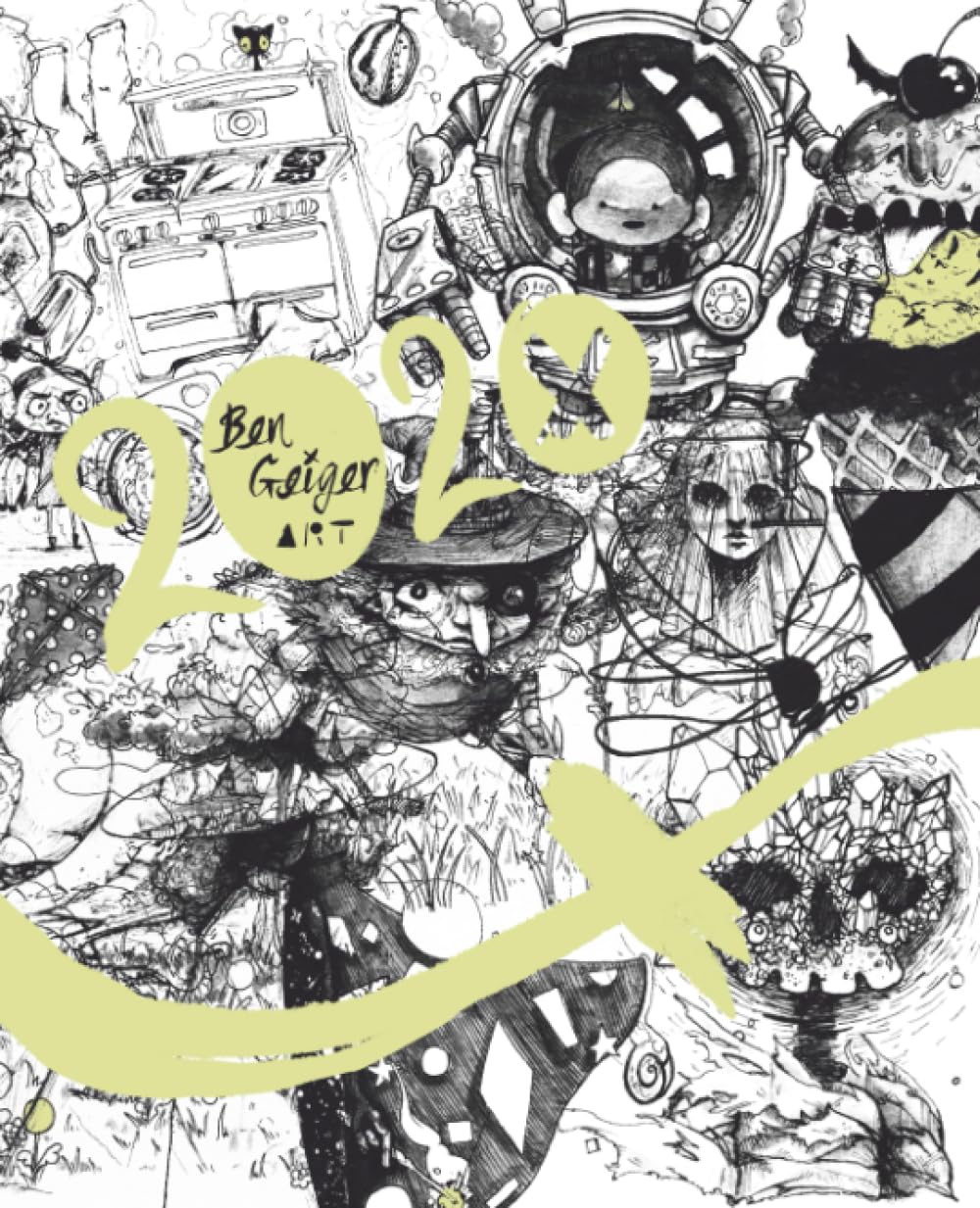 Ben Geiger 2020 October Ink Drawings: 31 Piece Catalog (Ben Geiger's ...