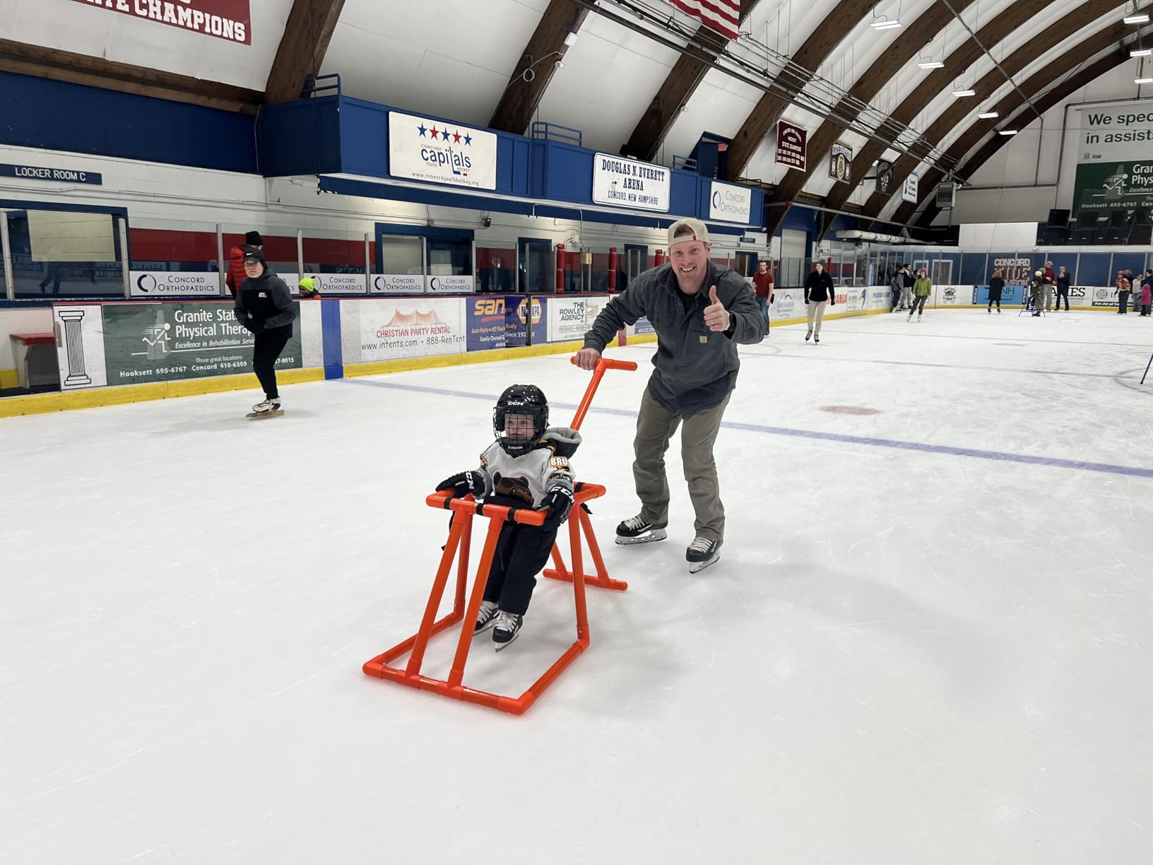Amazon.com : Winnwell Ice Skating Training Aid - Learn to Skate Trainer ...