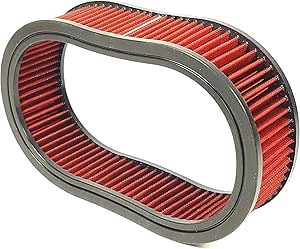 Amazon.com: 12" Super Flow Oval Air Cleaner Washable Filter For SBC BBC ...