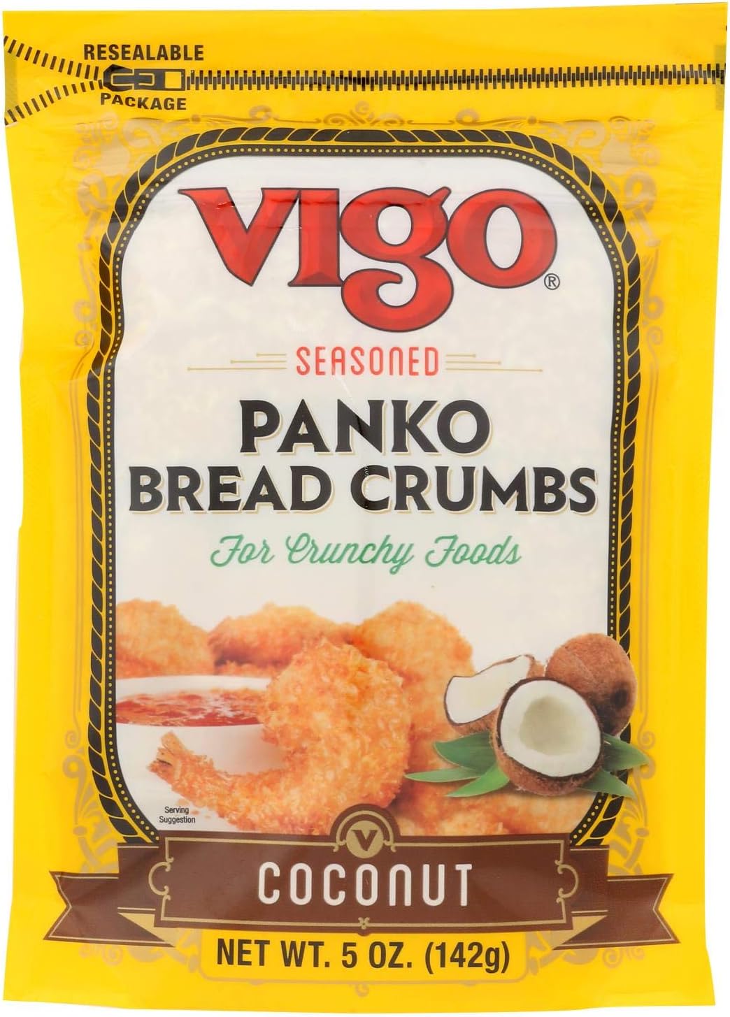 Amazon.com : Vigo Coconut Seasoned Panko, 5 Ounce (Pack of 6) : Grocery ...