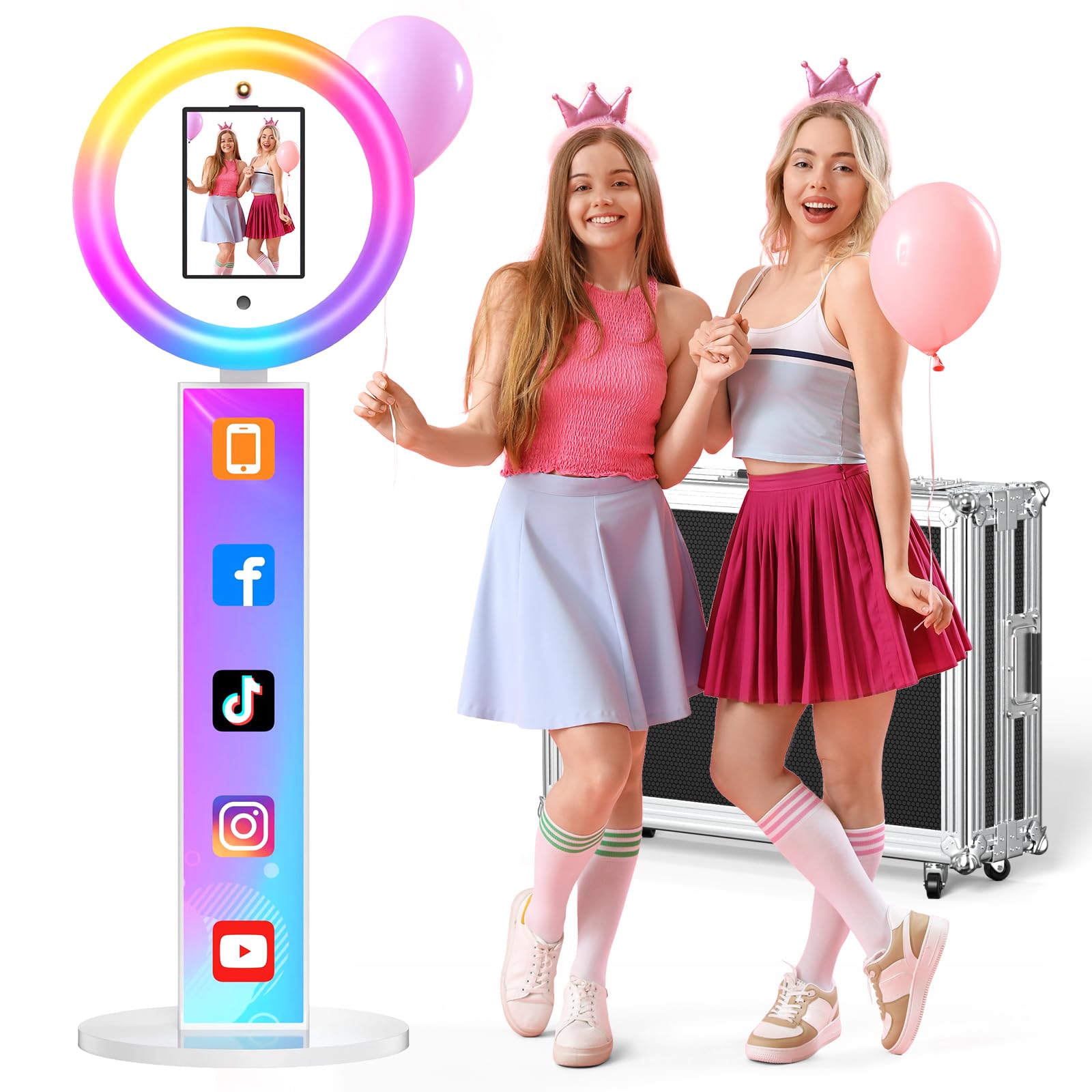 Amazon.com : Nestorigin Tablet Photo Booth, Portable Photo Booth with ...