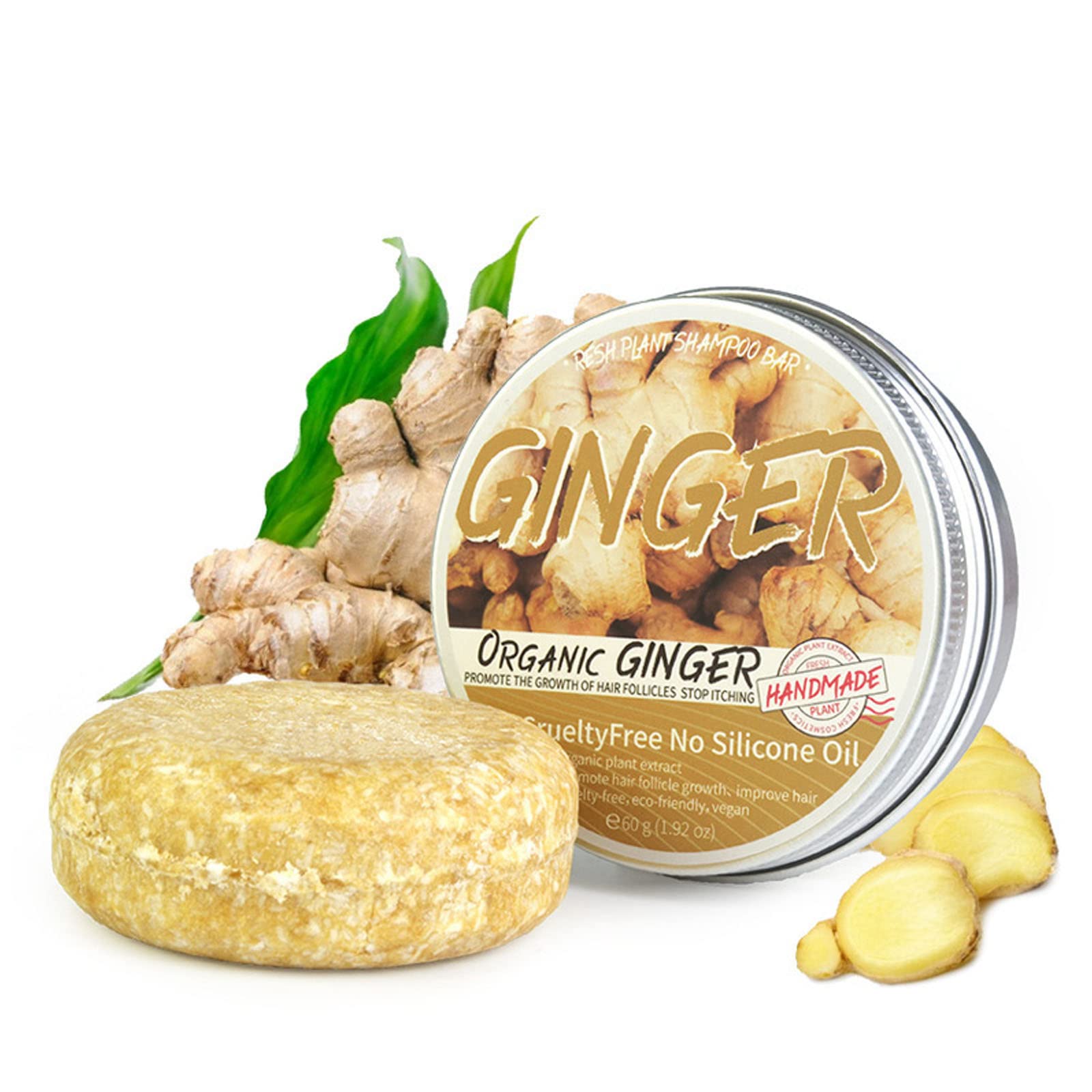 Ginger Hair Regrowth Shampoo Bar, Ginger Shampoo Soap Organic Ginger ...