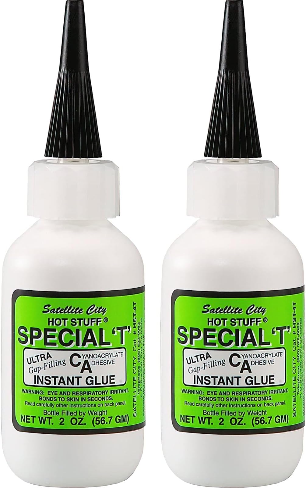 Hot Stuff Special T Thick CA Glue (2oz) & NCF Quick Aerosol Accelerator ...