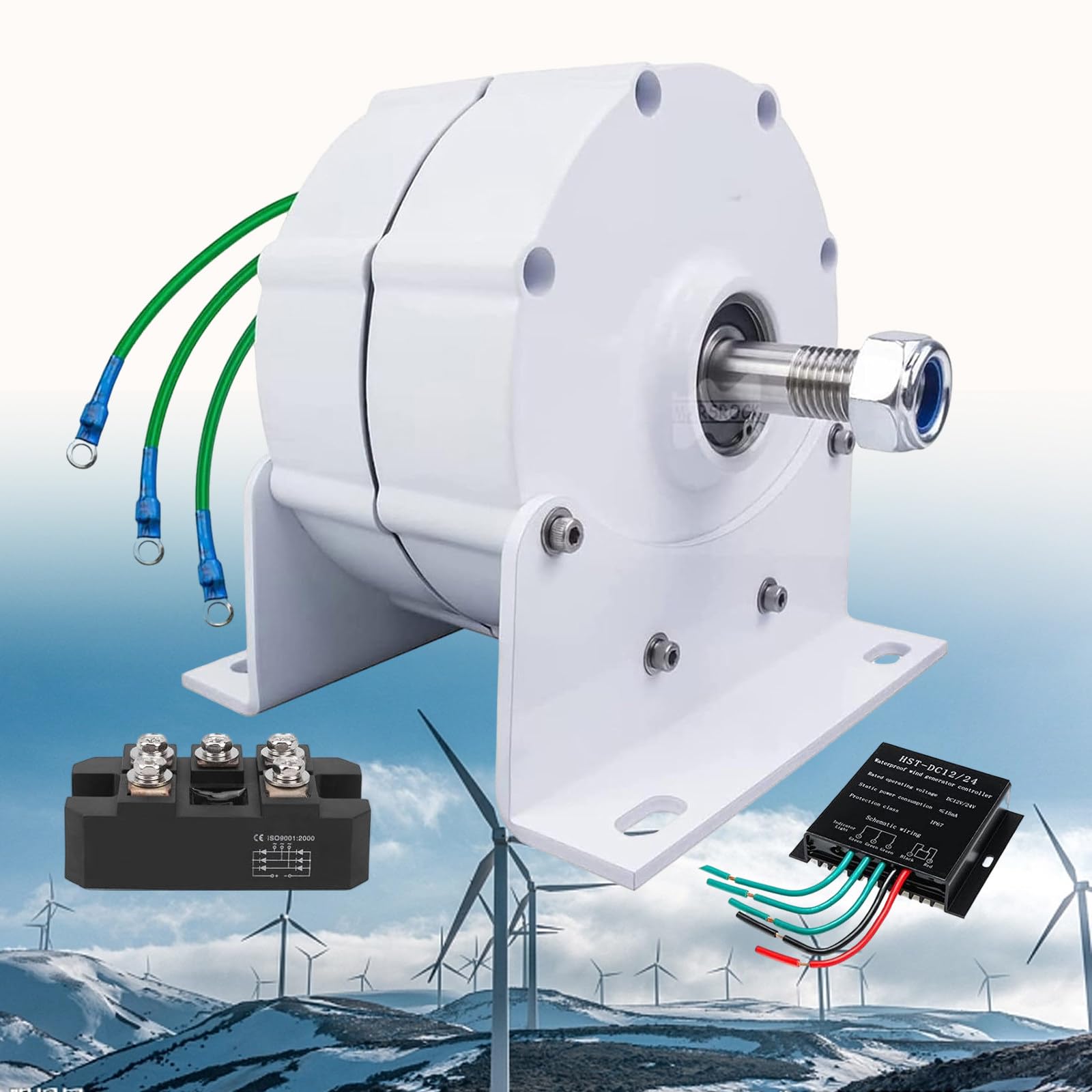 Amazon.com: 8000W 9000W 10000W 12000W low rpm permanent magnet ...