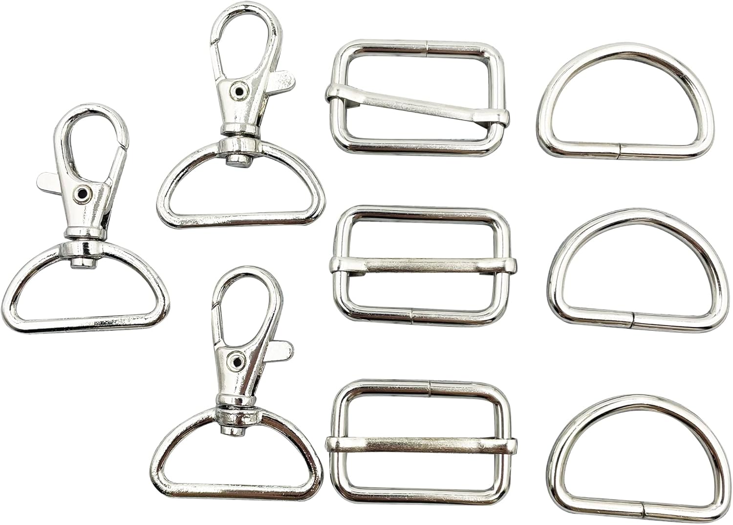 Amazon.com: 50PCS Keychain Making Kit, Metal Swivel Lobster Claw Clasps ...
