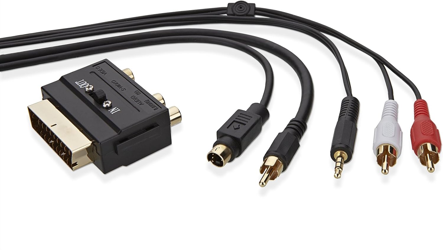 Belkin PC/TV Cable Kit With Adaptor 10M 3.5Mm/2Cinchm and S/S 10Meters ...