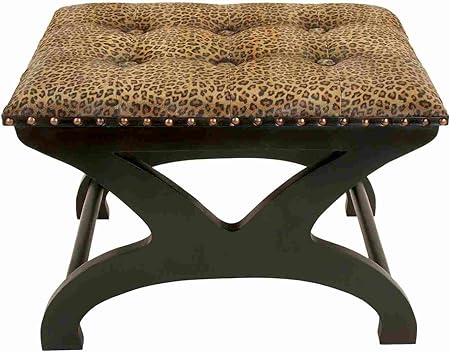 Amazon.com: Beautiful Leopard Print Decorative Stool : Home & Kitchen