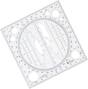 Amazon.com : STOBOK 1pc Drawing Millions of Feet Drawing Ruler ...
