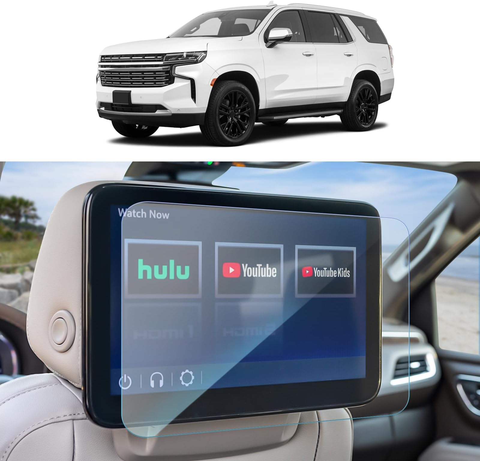 Amazon.com: SKTU 2024 Chevy Tahoe Screen Protector for 2021 2022 2023 ...