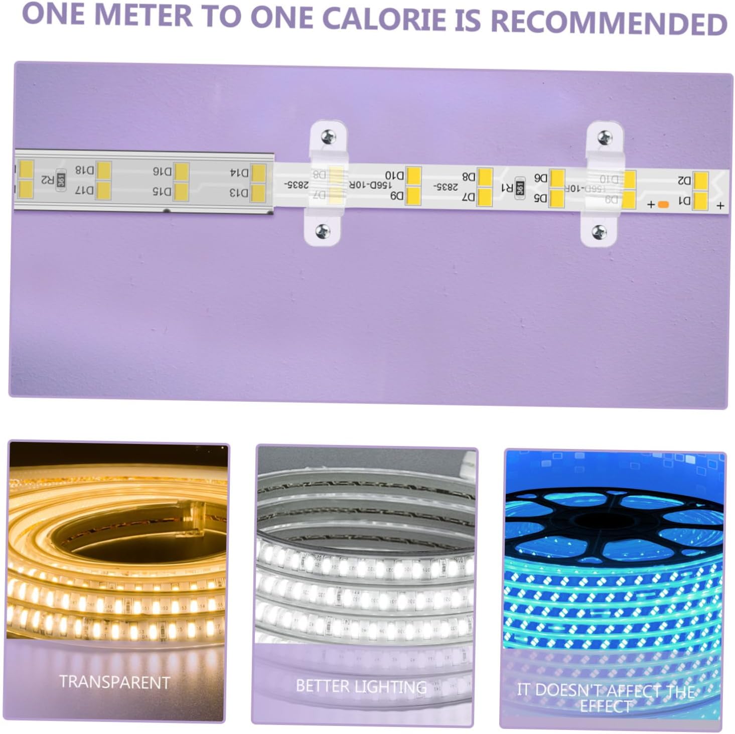 Artibetter 100pcs Buckle Plastic Clips Fluorescent Tube Holder Duct ...