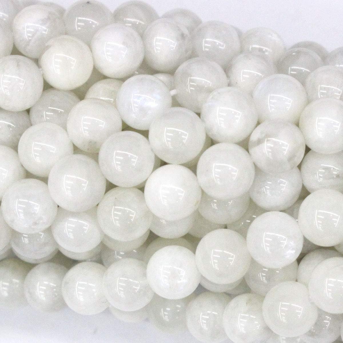 Amazon.com: Tacool (TM) Natural Moonstone Round Jewelry Making Gemstone ...