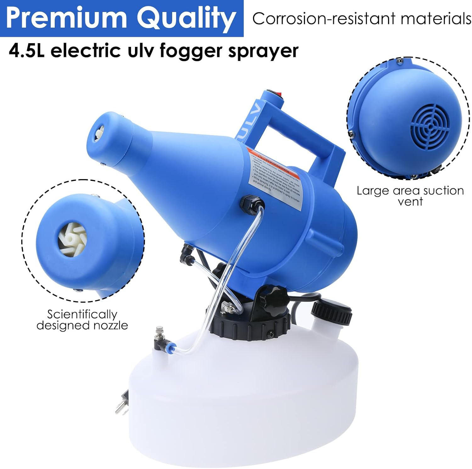 Finderomend 4.5L (1.2 Gallon) Electric ULV Portable Nepal | Ubuy