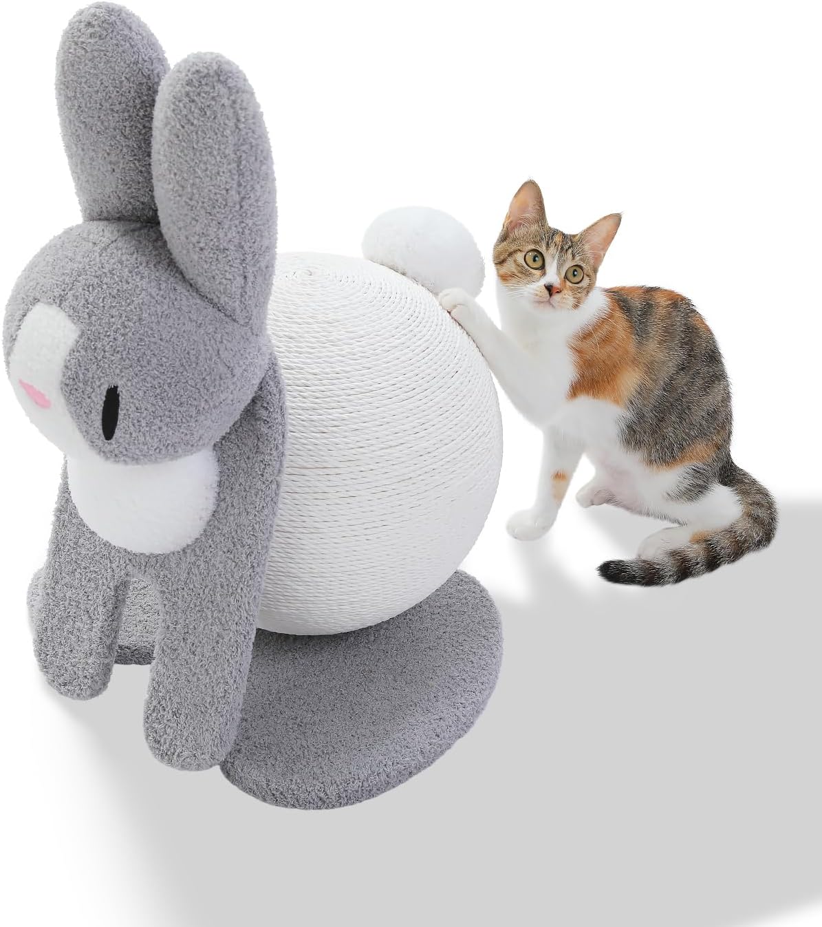 Amazon.com : MUTTROS Cute Cat Scratching Post- Bunny Style, Cat ...