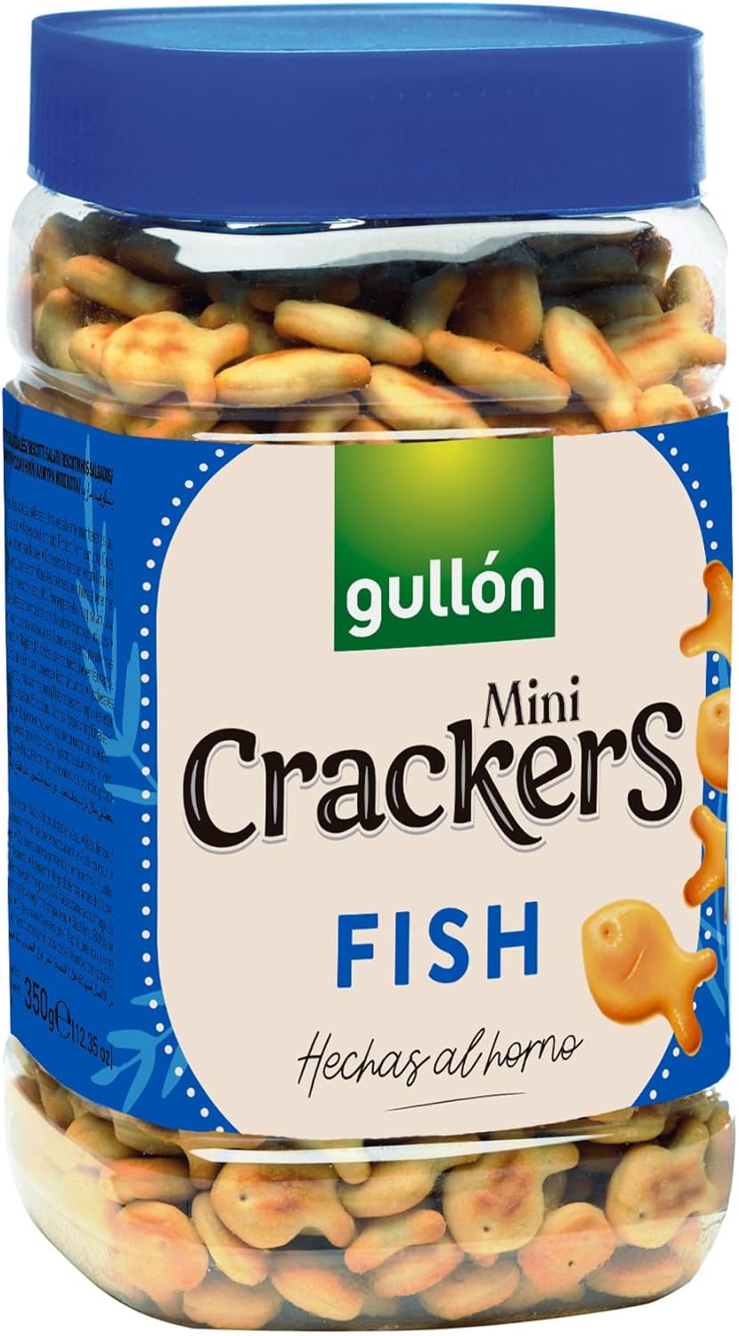 GULLON CRACKERS MINI FISH-SHAPES 350g : Buy Online at Best Price in KSA ...