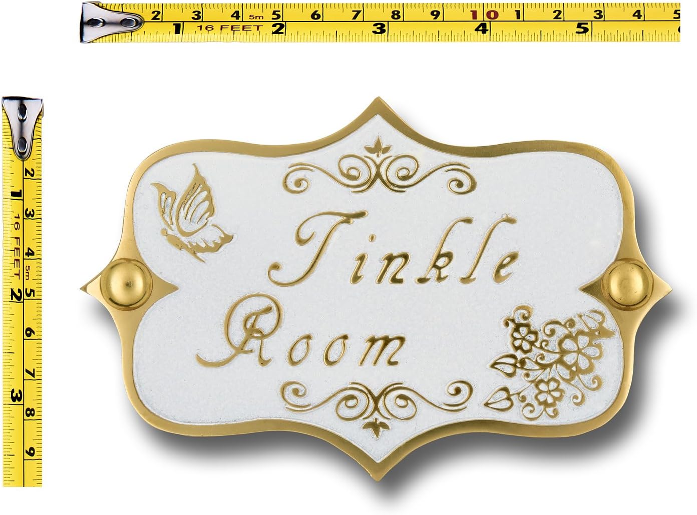The Metal Foundry Tinkle Room Metal Door Sign. Vintage Shabby Chic ...